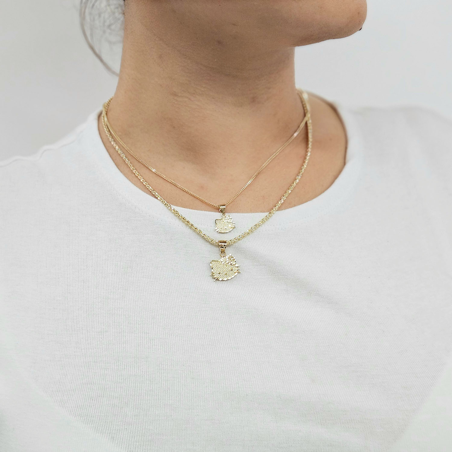10K Gold Hello Kitty Face Charm – Small to Large Sizes